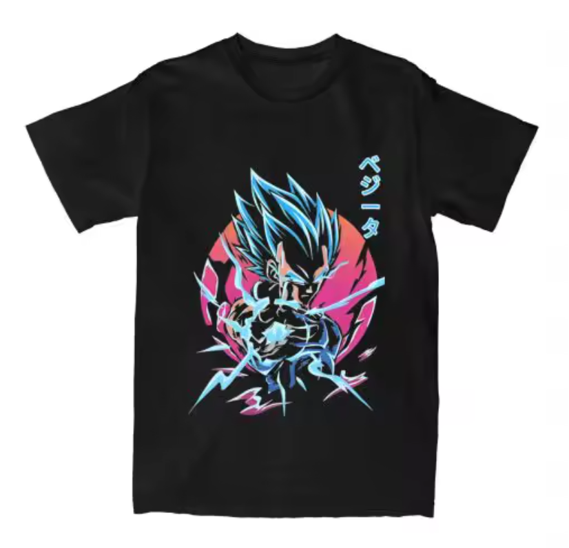 Vegeta - Dragon Ball Japanese Anime T-Shirt – Animehood UK